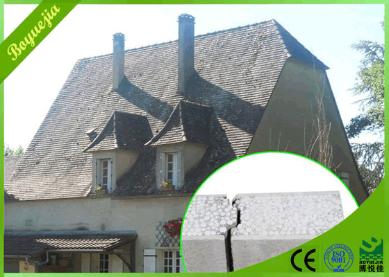 Low Cost Prefabricated Concrete House , Fireproof EPS Cement Sandwich Panel House