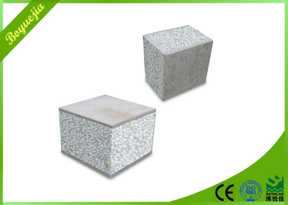 Acoustic Insulated EPS Cement Sandwich Panel , Waterproof Outdoor Wall Partition Panels