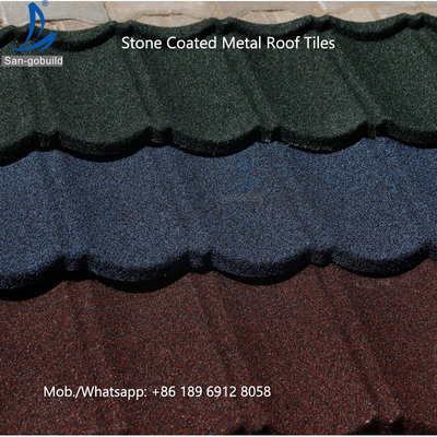 Metal Roofing Sheets Stone Coated Terracotta Red Coating Steel Roof Tile Prices