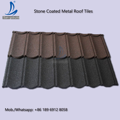 Metal Roofing Sheets Stone Coated Terracotta Red Coating Steel Roof Tile Prices