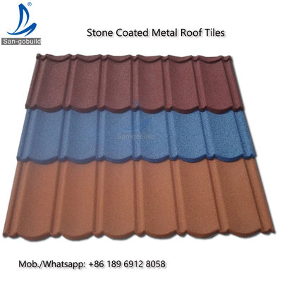 Wholesale Kenya KEBS Standard Factory Direct Sell Decras Roofing Maroon Stone Coated Roof Tiles