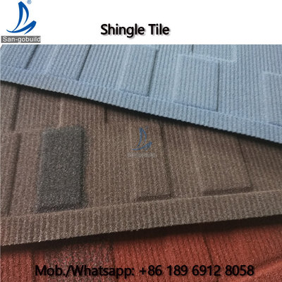 0.4mm Thickness of Steel Sheet and Color Steel Plate Material Price Stone Coated Roofing Tiles Kerala
