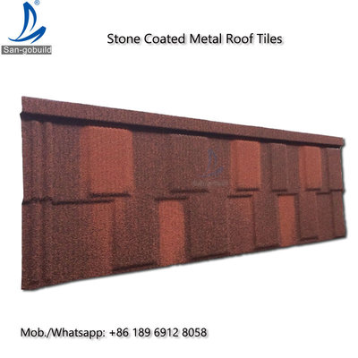 0.4mm Thickness of Steel Sheet and Color Steel Plate Material Price Stone Coated Roofing Tiles Kerala