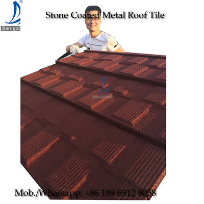 Kenya Decras Roofing - Stone Coated Steel Roof Shingles Tiles Price
