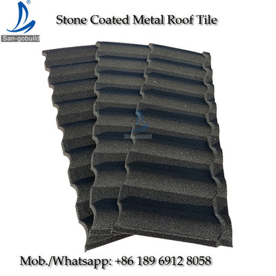 Kenya Metro / Decras Roof Tile / Stone Coated Aluminum Zinc Steel Roofing Sheet  Stone Coated Steel Roofing Materials Me