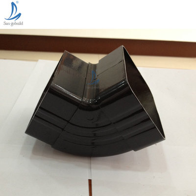 San-gobuild Cheap Price Anti-Corrosion Aluminum Rain Water Gutter Downspout Pvc Gutter Fittings