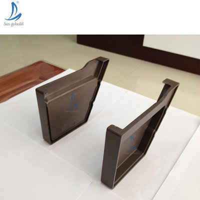 San-gobuild Cheap Price Anti-Corrosion Aluminum Rain Water Gutter Downspout Pvc Gutter Fittings
