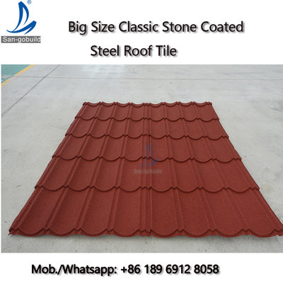 50-Years Warranty Classical Multi-Step Decras Stone Coated Roof Tiles Prices, Cheap Zinc Roof Tiles Zimbabwe