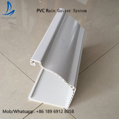 San-gobuild Cheap Price Anti-Corrosion Roofing Plastic Rain Water Gutter Downspout Pvc Gutter Fittings