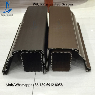 San-gobuild Cheap Price Anti-Corrosion Roofing Plastic Rain Water Gutter Downspout Pvc Gutter Fittings