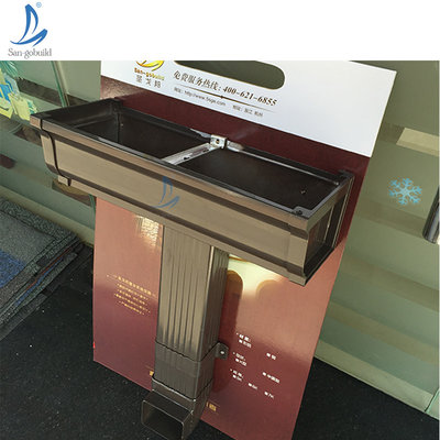 San-gobuild Cheap Price Anti-Corrosion Roofing Plastic / Aluminum Rain Water Gutter Rain Spout