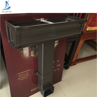 San-gobuild Cheap Price Anti-Corrosion Roofing Plastic / Aluminum Rain Water Gutter Rain Spout