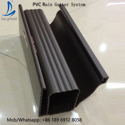 High Quality China PVCRain Water Collector, Rain Roof Gutter Price Philippines