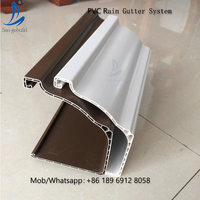 High Quality China PVCRain Water Collector, Rain Roof Gutter Price Philippines
