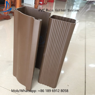 High Quality China PVCRain Water Collector, Rain Roof Gutter Price Philippines
