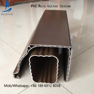 High Quality China PVCRain Water Collector, Rain Roof Gutter Price Philippines