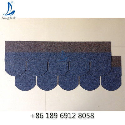 Hangzhou Roofing Materials Fish Scale Asphalt Roof Bitumen Shingles