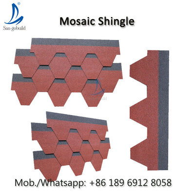 Factory Sale Chinese Villa Color Roof Shingles, Asphalt Roof Shingle Tiles Price In Philippines