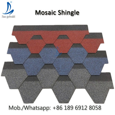 Factory Sale Chinese Villa Color Roof Shingles, Asphalt Roof Shingle Tiles Price In Philippines