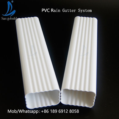 Hot Selling Good Quality Custom Plastic Gutter, Roof PVC Gutter System, Cheap PVC Rain Gutter