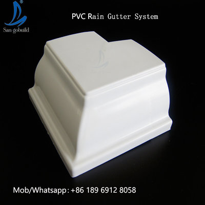 Hot Selling Good Quality Custom Plastic Gutter, Roof PVC Gutter System, Cheap PVC Rain Gutter