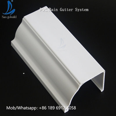 Wholesale Cheap Uv Resistant White Pvc Square Rain Gutter Kenya Price, High Quality Rain Gutter, Rain Gutter Price for K