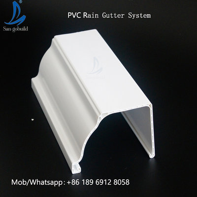 Wholesale Cheap Uv Resistant White Pvc Square Rain Gutter Kenya Price, High Quality Rain Gutter, Rain Gutter Price for K