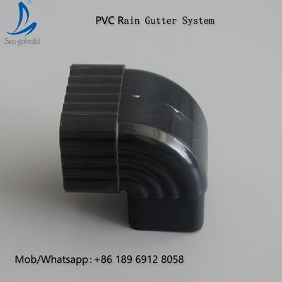 Good Price High Quality No Fading Nigeria, Ghana, Kenya PVC Rain Gutter / PVC Roof Gutter Philippines