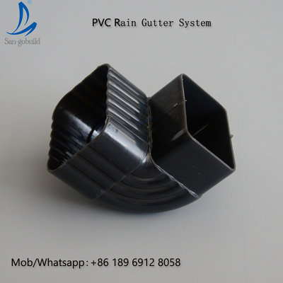 Good Price High Quality No Fading Nigeria, Ghana, Kenya PVC Rain Gutter / PVC Roof Gutter Philippines