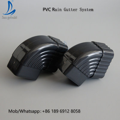 Good Price High Quality No Fading Nigeria, Ghana, Kenya PVC Rain Gutter / PVC Roof Gutter Philippines