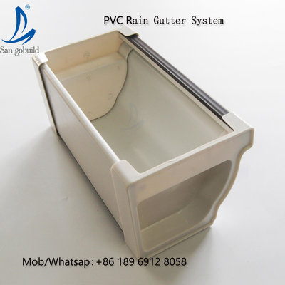 High Quality China PVCRain Water Collector, Rain Roof Gutter Price Philippines