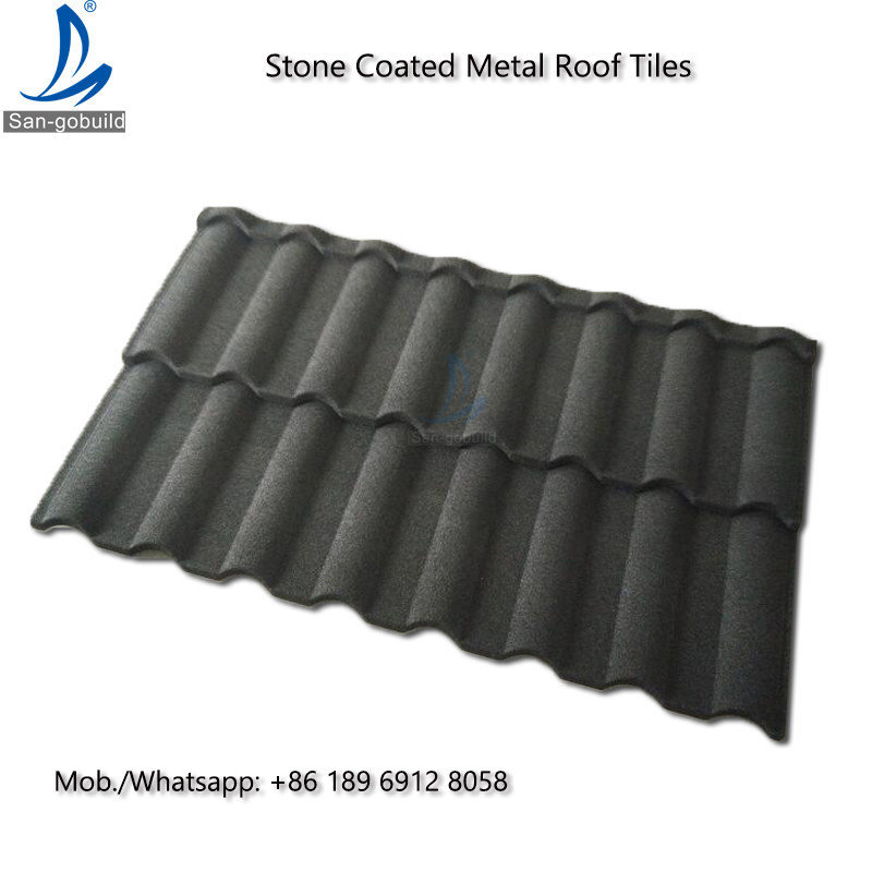 Kenya Metro / Decras Roof Tile / Stone Coated Aluminum Zinc Steel Roofing Sheet  Stone Coated Steel Roofing Materials Me