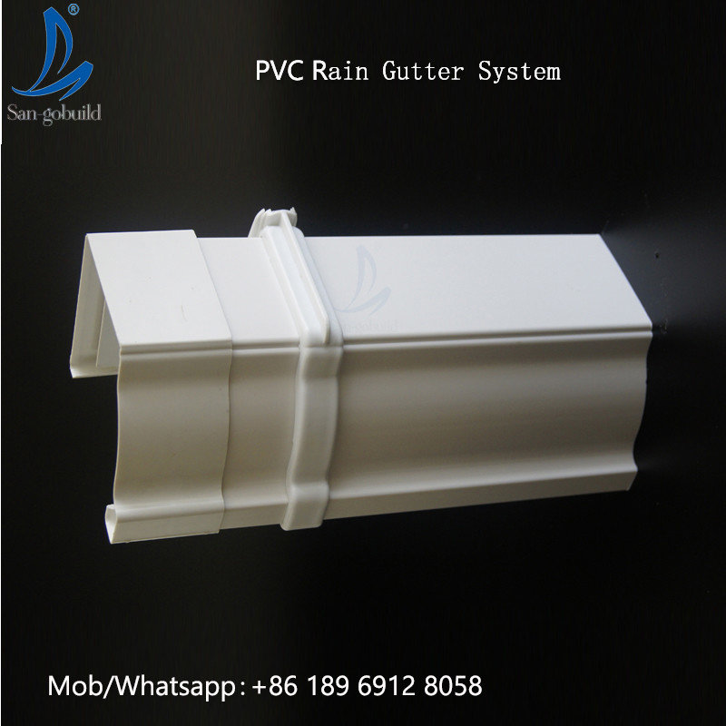 Philippines Vinyl Roof Rain Gutters, Malaysia PVC Plastic Rain Gutter Best Quality Supplier