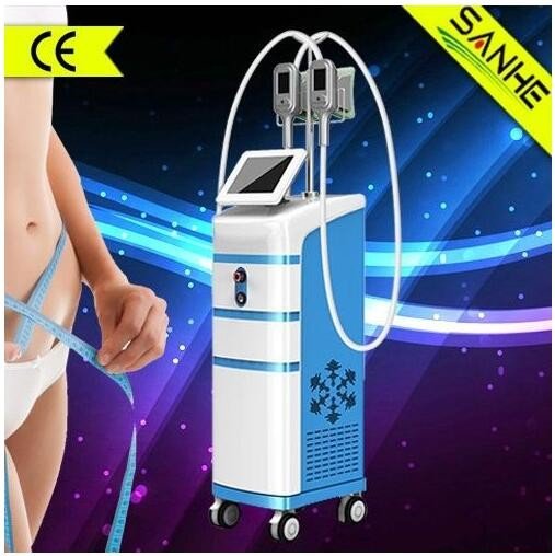 2016 Newest freeze fat and body slimming machine with two handles with CE approved