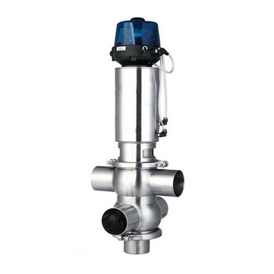 Klep van de Verwerkings Pneumatische Dubbele Seat Mixproof van het roestvrij staal316l de Sanitaire Voedsel