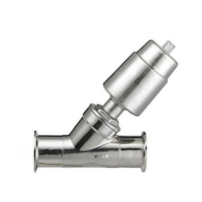 Het dubbelwerkende Hygiënische Pneumatische Materiaal van de de Klep Compacte PTFE Verbinding van Hoekseat