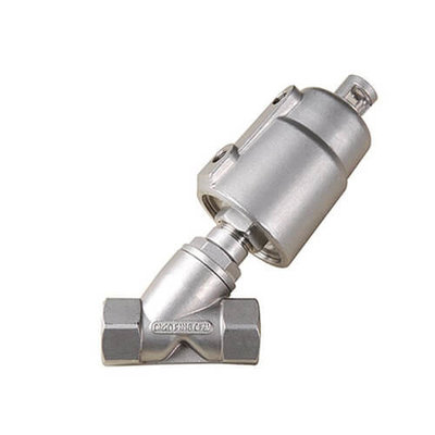 Het dubbelwerkende Hygiënische Pneumatische Materiaal van de de Klep Compacte PTFE Verbinding van Hoekseat