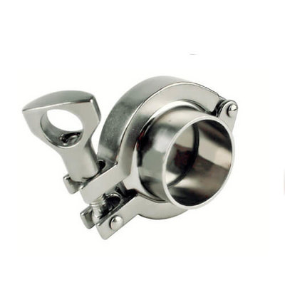 Sanitaire Roestvrij staalss304 Triklem met de Pijpmontage van de Metalen kappenpakking