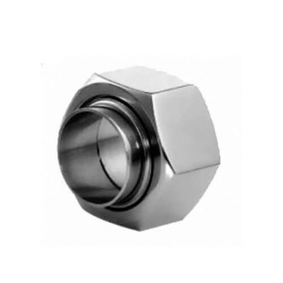 Hygiënisch-sanitair Roestvrij staal 304 Hexagon Nootunie van 316L IDF pijpmontage