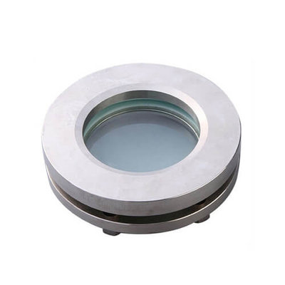 Sanitair Roestvrij staal 304 316 Sanitair Van een flens voorzien Gezichtsglas