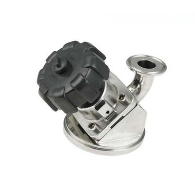 Valvola a diaframma sanitaria del fondo del carro armato dell'acciaio inossidabile 316L Dn40