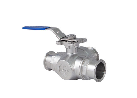 CX-s3wbv-05 3 de Klem Iso5211 van de Manier Sanitair Kogelklep Tri Hoog het Opzetten Stootkussen