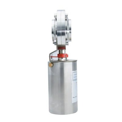 Sanitaire Pneumatische Intelligente Gelast Actuator van SS304,316L/Draad/Vastgeklemde Vleugelklep