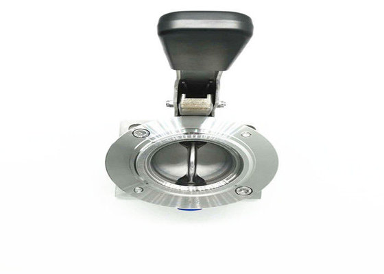 Sanitaire ss 304 316L kiezen Flens en mannelijk ingepast Vleugelklephandvat uit