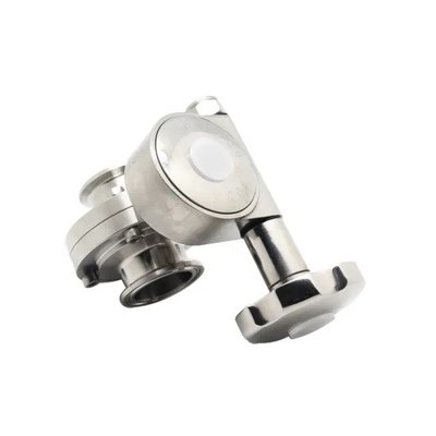 Valvole a farfalla sanitarie manuali dell'acciaio inossidabile di aggiustamento di precisione 2inch S316L per il commestibile