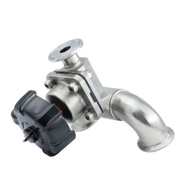 Hand/Pneumatische Sanitaire u-Type Diafragmakleppen met Vastgeklemde uiteinde-Las Einden