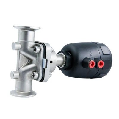 Sanitaire Roestvrij staal316l Hygiënische Pneumatische Actuator Diafragmakleppen