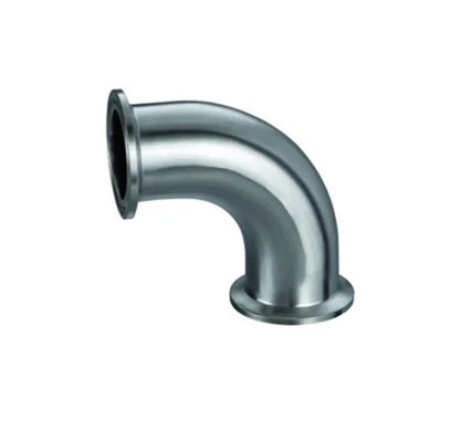 Sanitaire ss304 316L 90 Montage Tri Vastgeklemde Elleboog van de Graadpijp