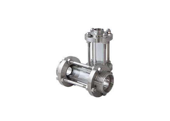 Sanitair Gelast Ingepast Vastgeklemd Tubulair het Gezichtsglas van de voedselrang ss304 ss316