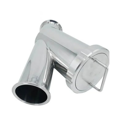 Triklem Sanitaire Filter, Filter van de het Waterzeef van de Roestvrij staal de Zuivelmontage Y